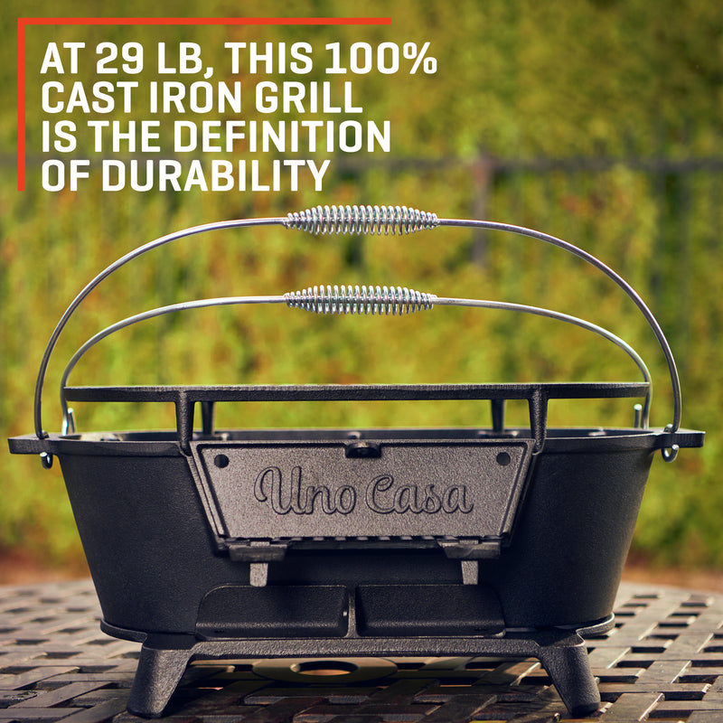 Cast Iron Hibachi Grill for Hibachi at Home - Uno Casa